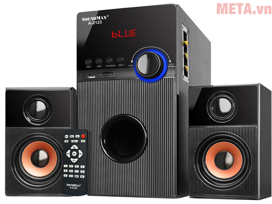 Loa vi tính Bluetooth Soundmax A2123 2.1 - META.vn