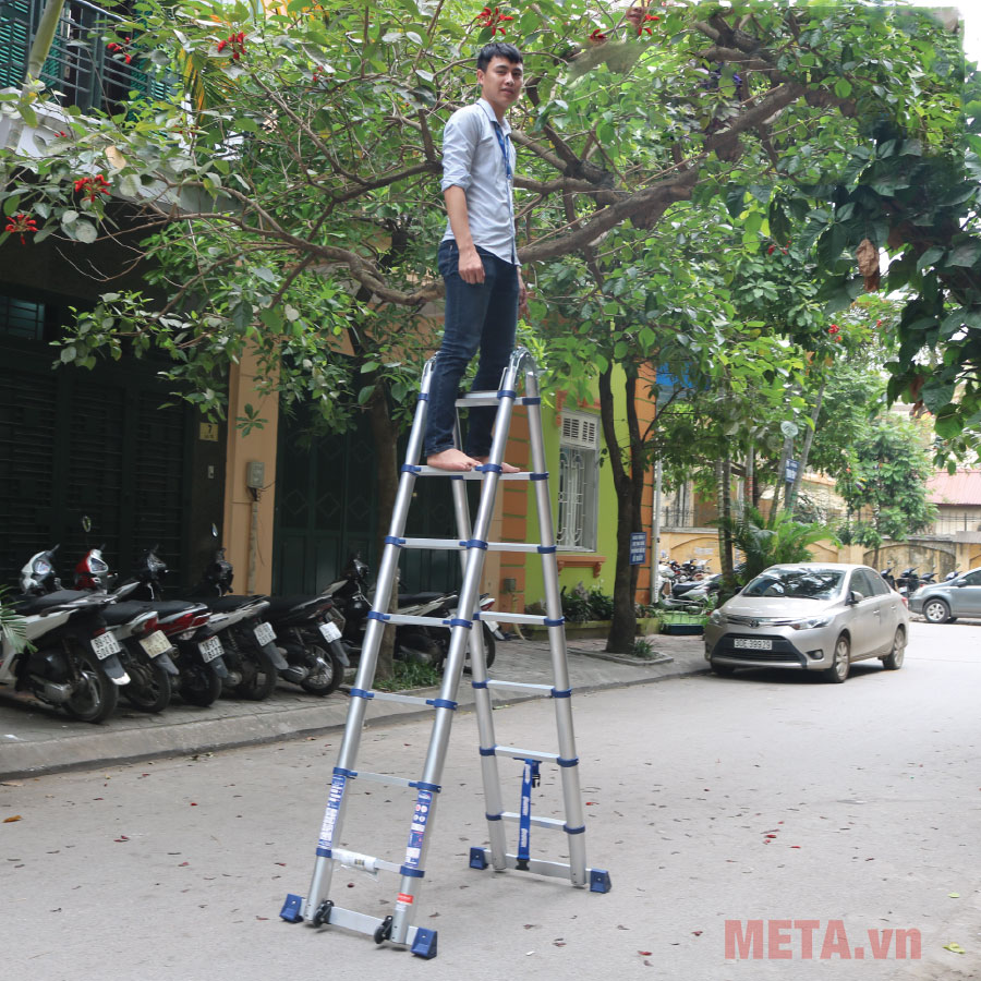 Thang nhôm rút đôi Nikawa NK-44AI-Pri - META.vn