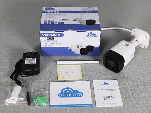 Camera IP ngoài trời - Vitacam VB720II 1.0Mp - META.vn