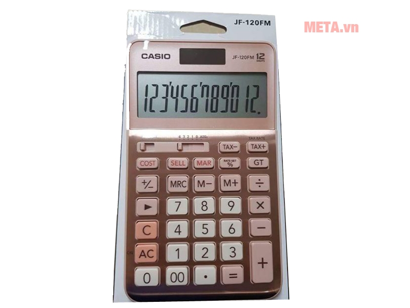 Máy tính Casio DF-120FM-PK - META.vn