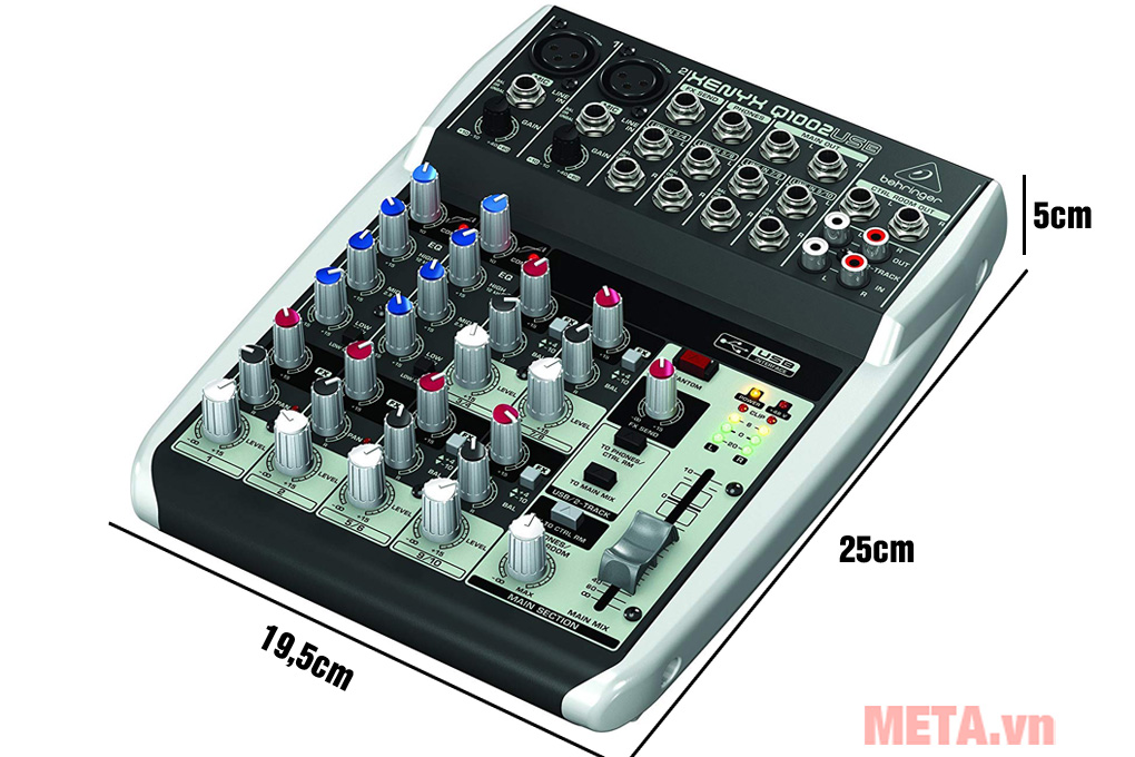 Mixer Behringer XENYX Q1002USB - META.vn