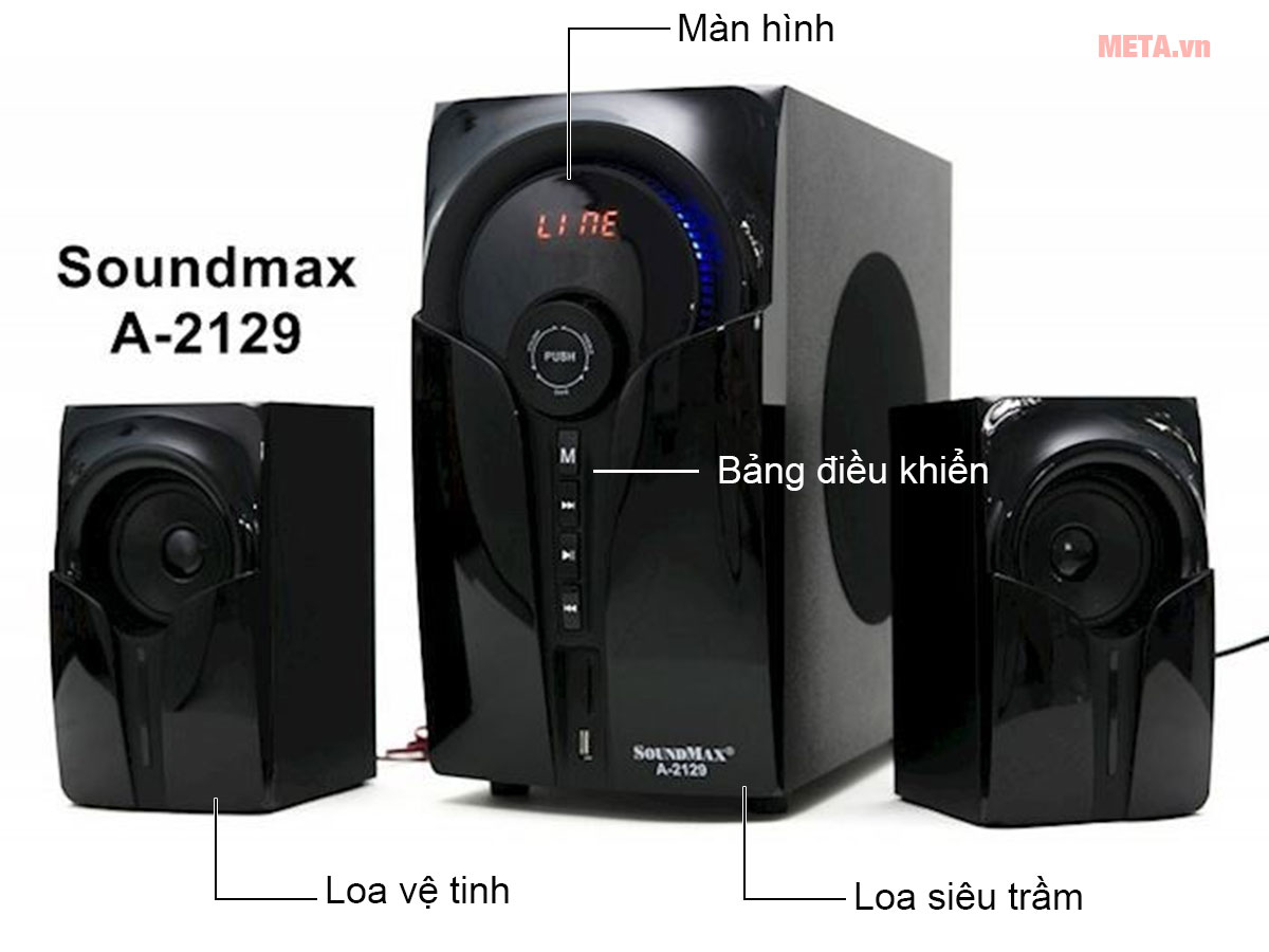 Loa Bluetooth Soundmax A2129 - META.vn