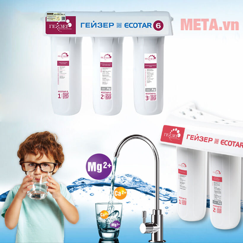 Máy lọc nước ion canxi Geyser ECOTAR 6 - META.vn