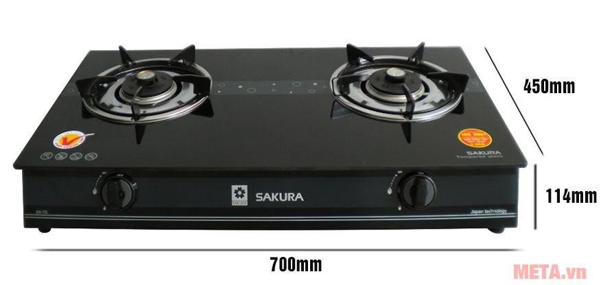 Bếp ga Sakura SA-7G - META.vn