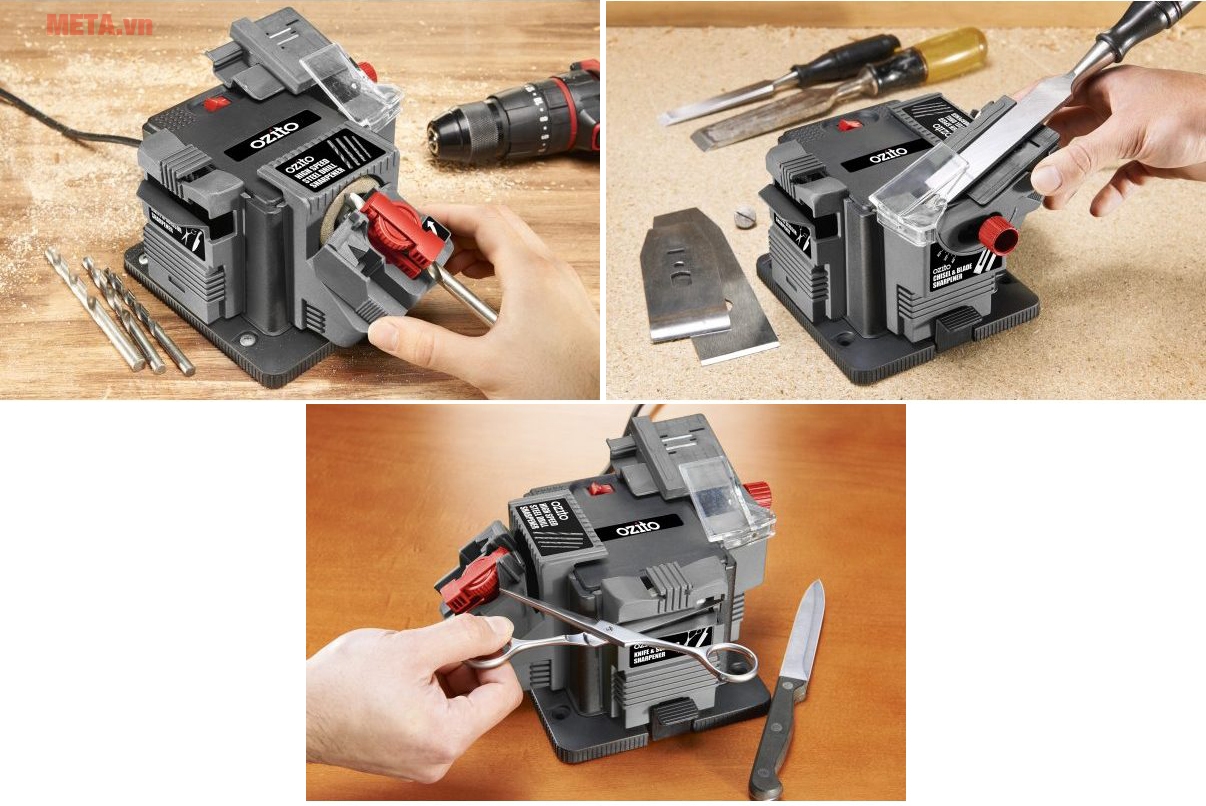 Máy mài đa năng dao, kéo, mũi khoan Ozito MFS 4000 - META.vn