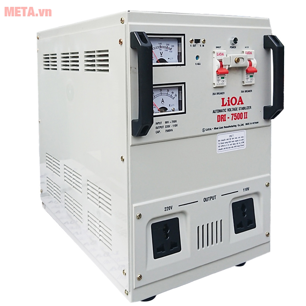 Ổn áp 1 pha Lioa 7.5KVA DRI 7500II - META.vn