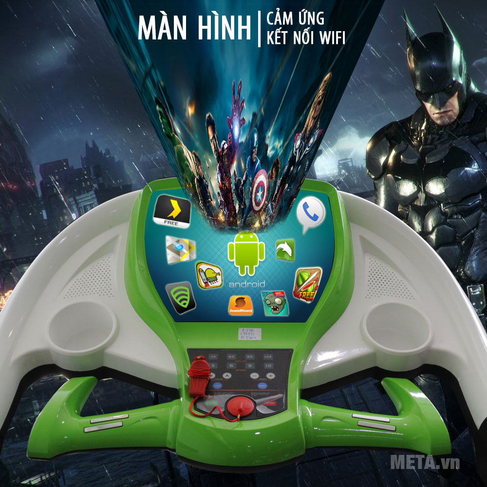 Máy chạy bộ điện 4 chức năng Royal-5742IW - META.vn