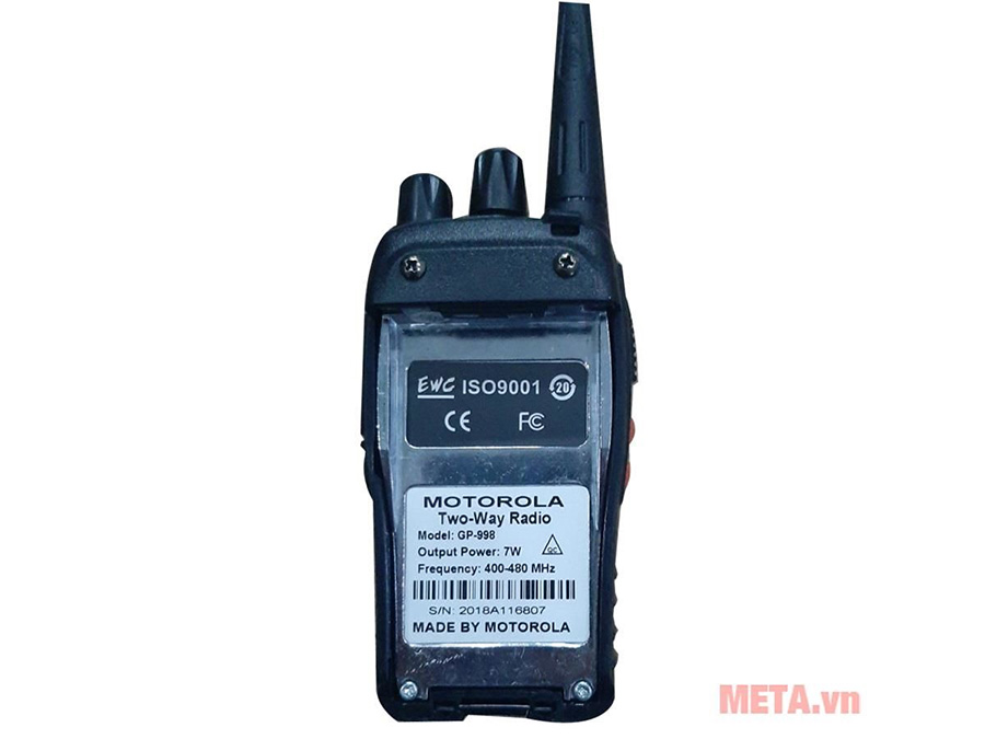 Máy bộ đàm Motorola GP 998 - META.vn
