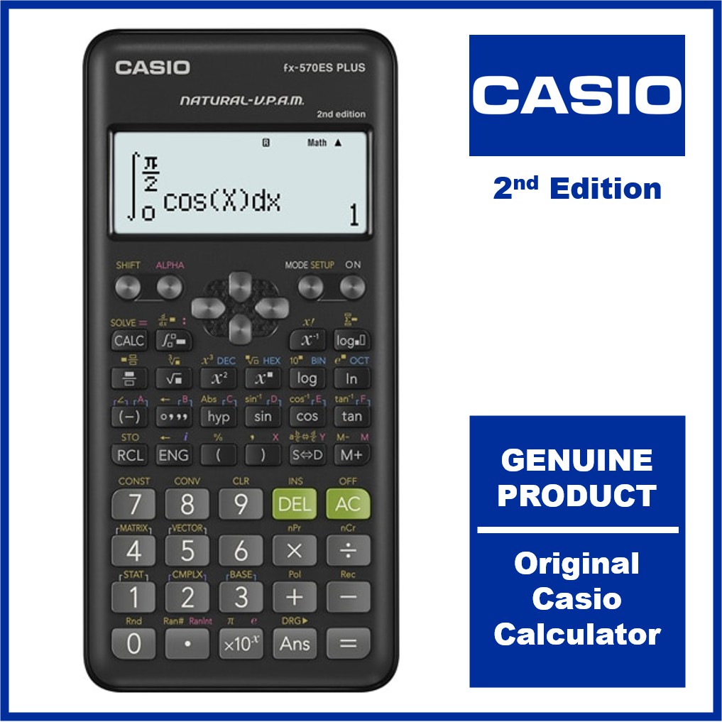 Máy tính bỏ túi Casio FX-570ES Plus (Plus-2) - META.vn