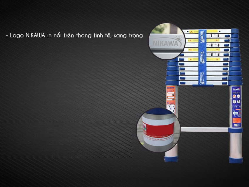 Thang nhôm rút đơn Nikawa NK-32PRO - META.vn