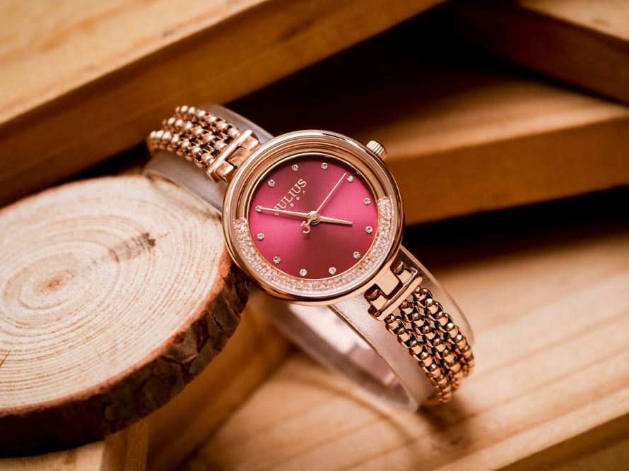 Đồng hồ nữ Julius JA-1285 dây thép - META.vn