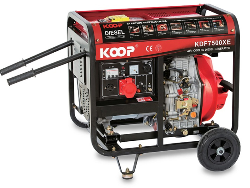 Máy phát điện chạy dầu 5Kw Koop KDF7500XE - META.vn