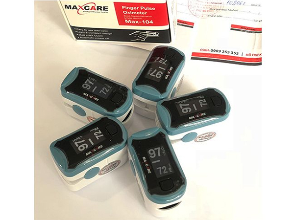 Máy đo nhịp tim và nồng độ oxy Maxcare Max104 - META.vn
