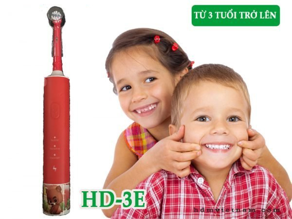 Bàn chải điện trẻ em HDM dạng xoay tròn - META.vn