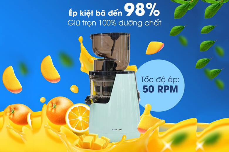 Máy ép chậm Kalite KL-598 - META.vn