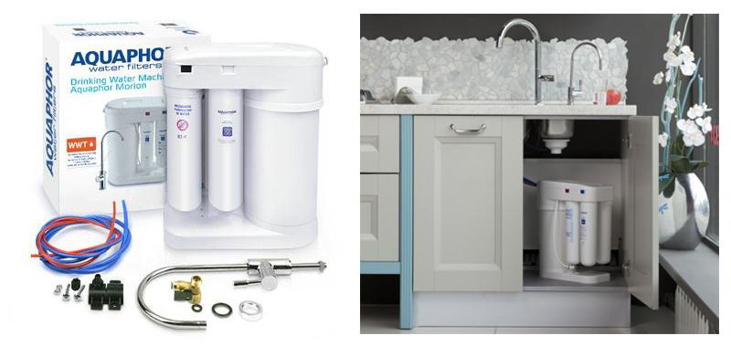 Máy lọc nước RO Aquaphor Morion DWM 101S (4 lõi: K5, K2, RO, K7M) - META.vn