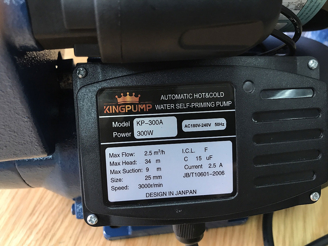 Máy bơm nước tự động Kingpump KP-300A - META.vn