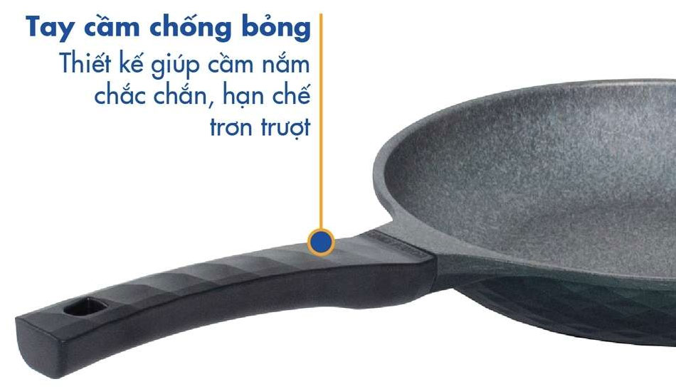 Chảo chống dính Diamond Korea King KFP-DI-26DI (Xanh) - META.vn