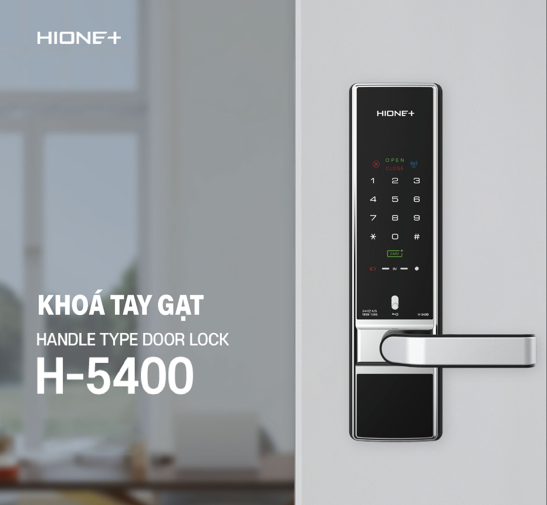 Khóa cửa điện tử Hi-One H-5400 - META.vn