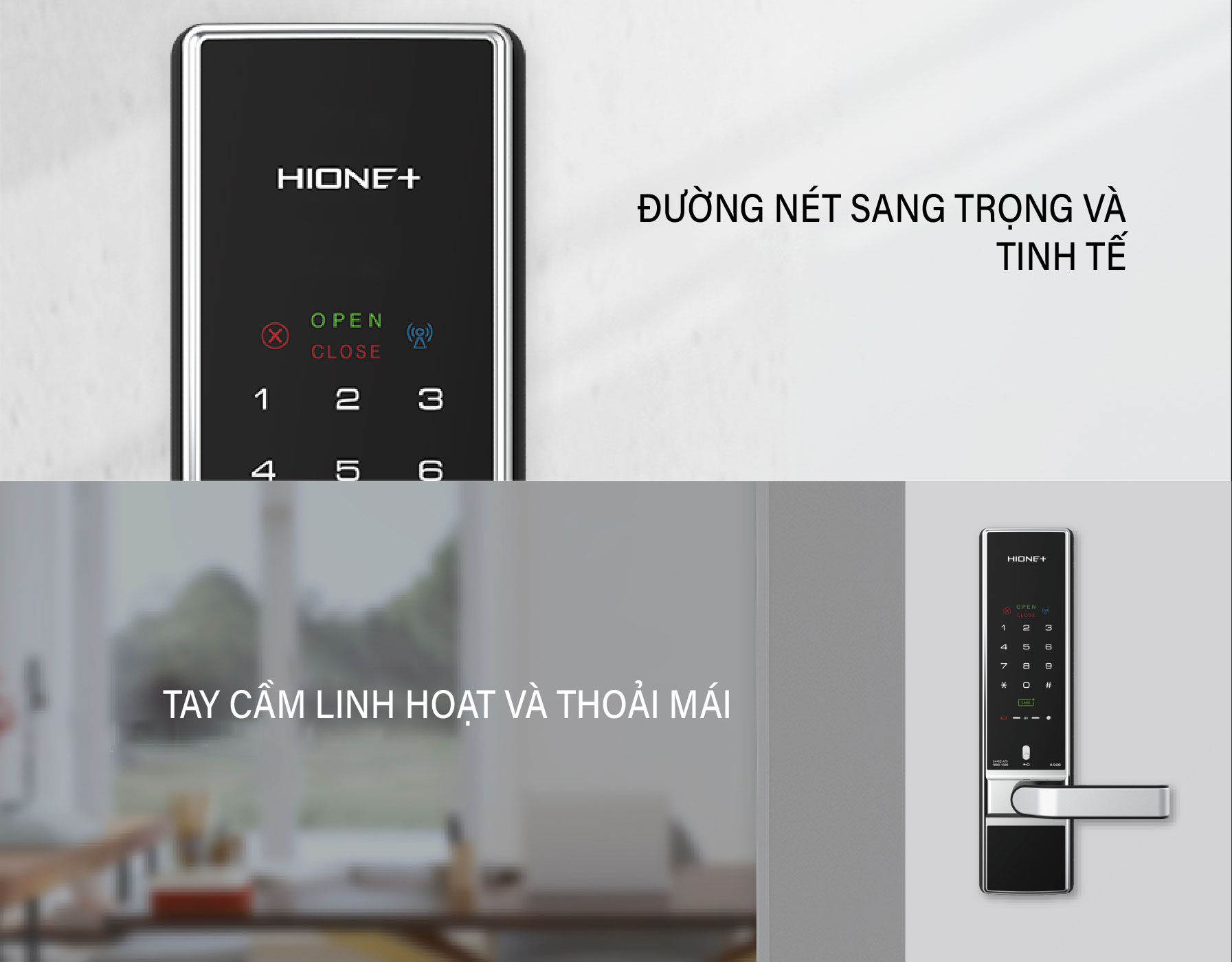 Khóa cửa điện tử Hi-One H-5400 - META.vn