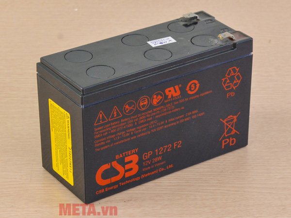 Ắc quy CSB GP1272F2 28W (12V 7.2Ah) - META.vn