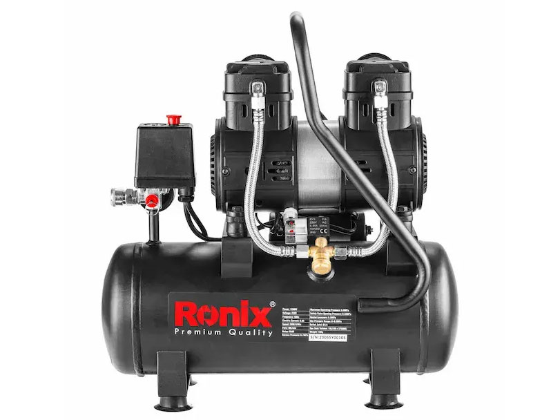 Máy nén khí giảm âm không dầu Ronix RC-2512 - 25 lít - META.vn