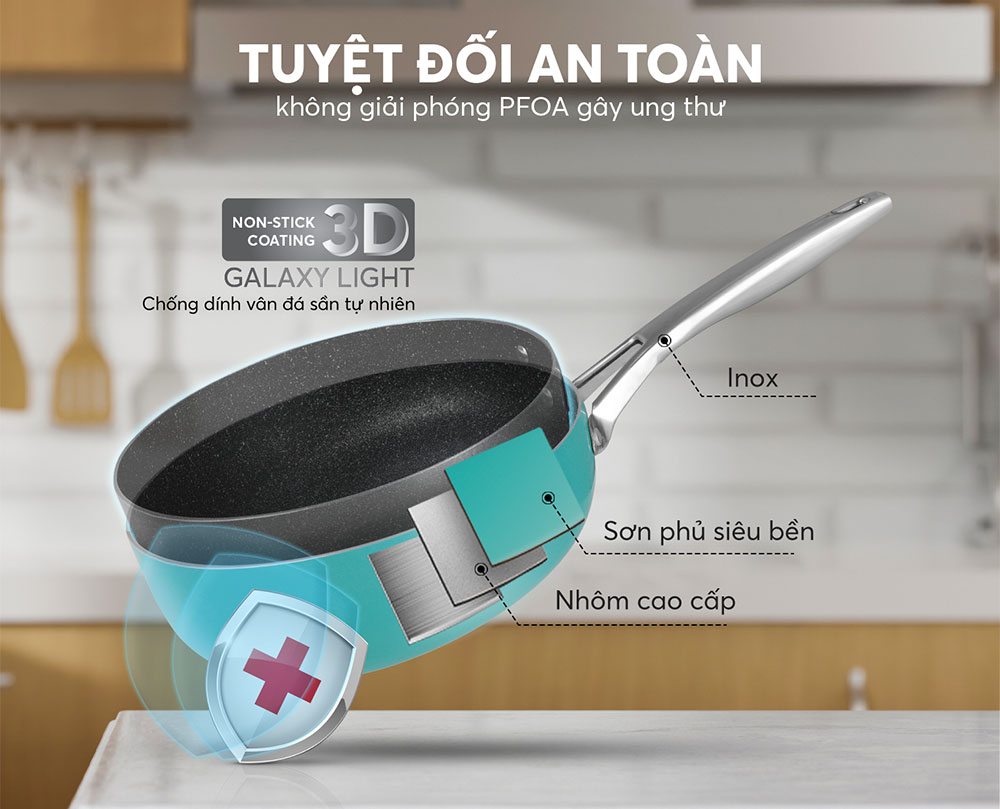 Chảo chống dính Full induction Elmich Hera EL-8242 - 26cm - META.vn