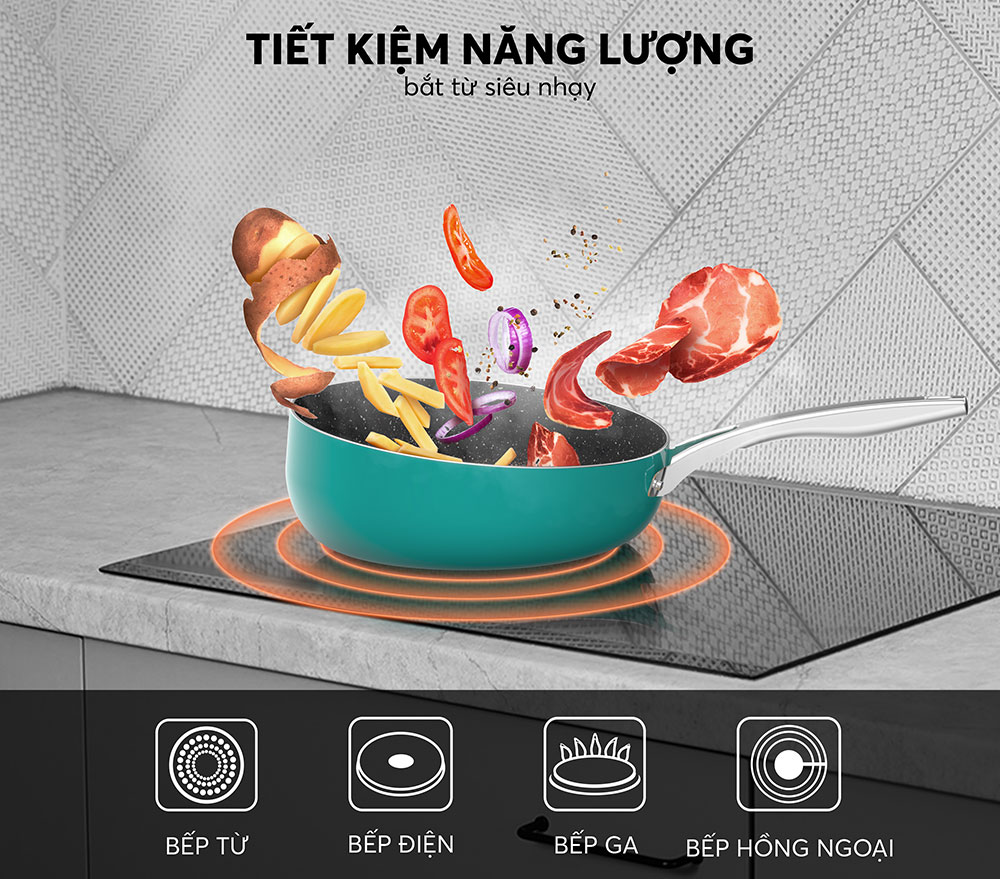 Chảo chống dính Full induction Elmich Hera EL-8242 - 26cm - META.vn