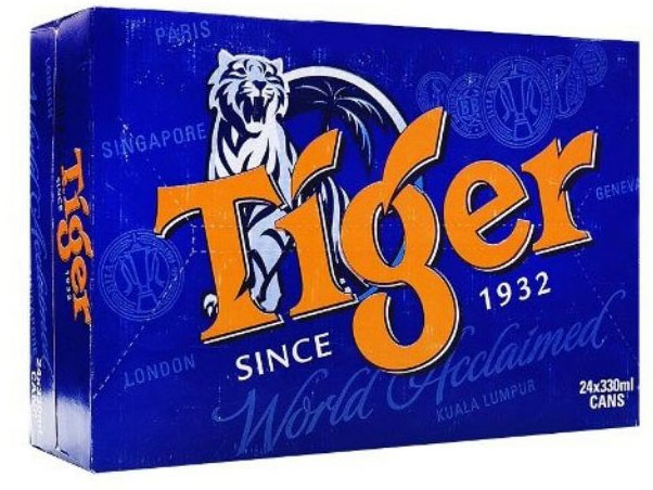 Thùng 24 lon bia Tiger 330ml - META.vn