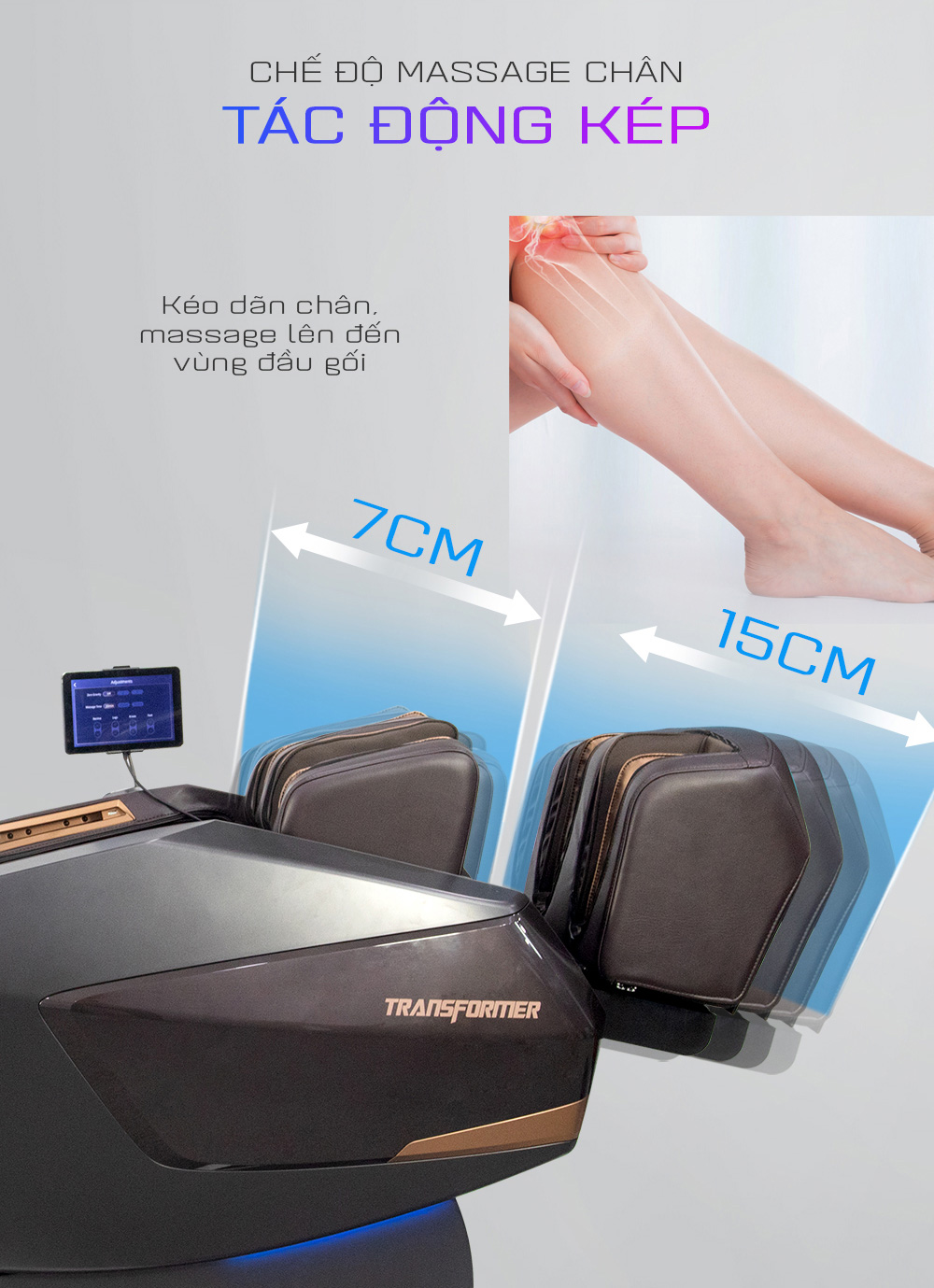 Ghế Massage Buheung Transformer LUX 9800 - META.vn