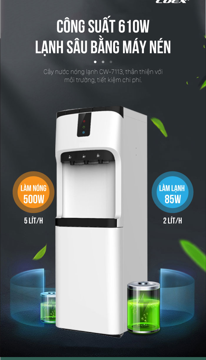 Cây nước 3 vòi nóng lạnh Coex CW-7113 - META.vn