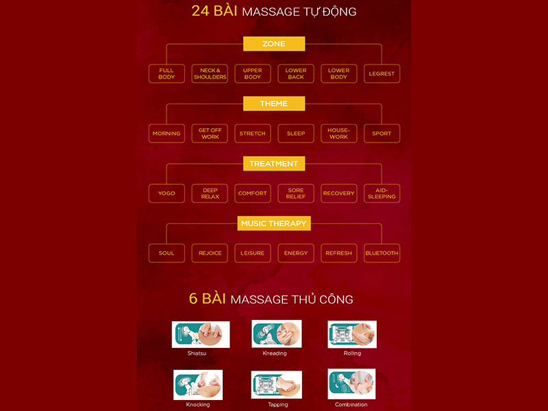 Ghế massage Buheung 4D Rose Royal MK-9000N - META.vn