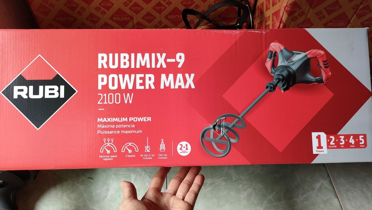 Máy trộn sơn Rubimix-9 Power Max 2.100W - META.vn