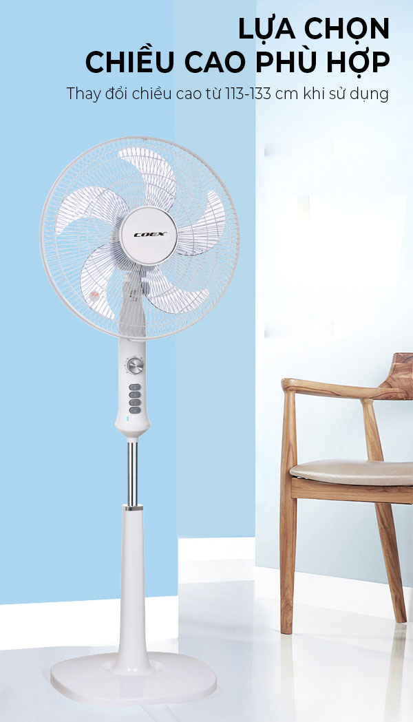 Quạt cây 5 cánh Coex CF-7315 - META.vn