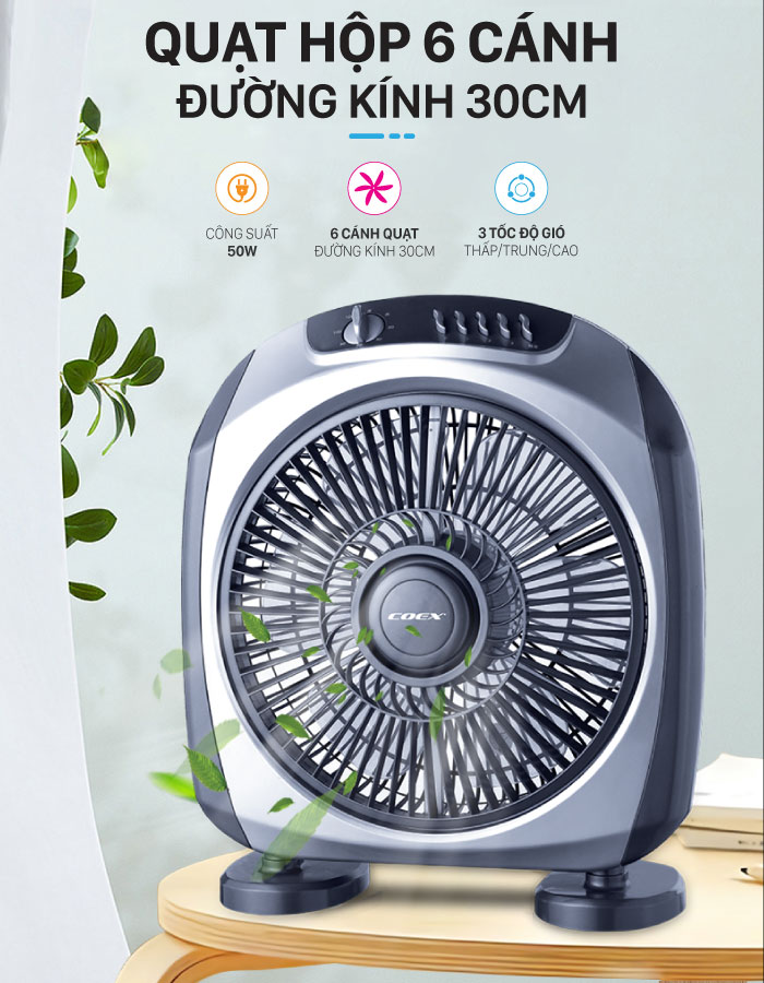 Quạt hộp 6 cánh Coex CF-7112 - META.vn