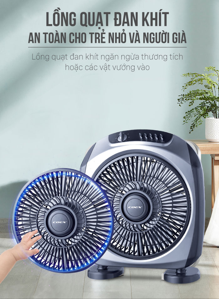 Quạt hộp 6 cánh Coex CF-7112 - META.vn