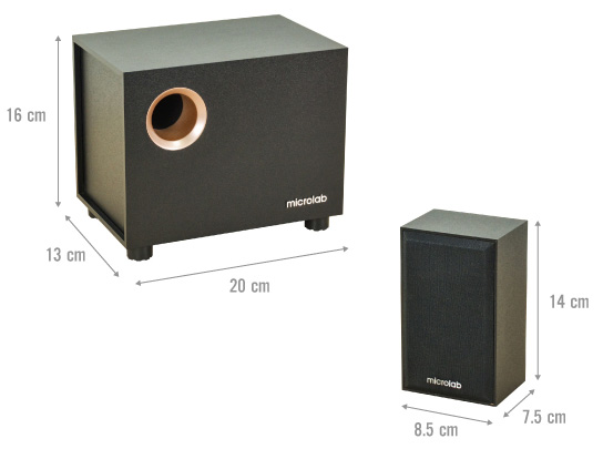 Loa Microlab 2.1 M105 - META.vn