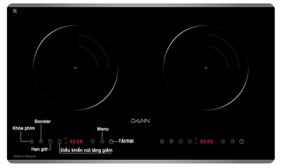 Bếp từ Dann IB323 BK - META.vn