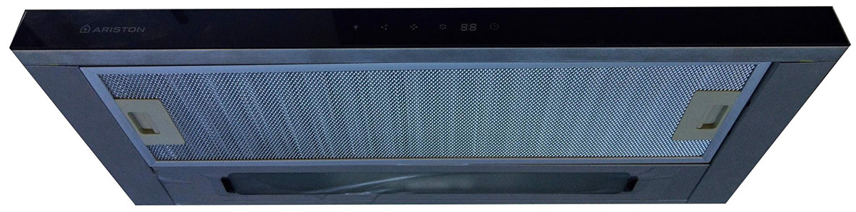 Máy hút mùi kéo mặt kính đen 70cm Ariston AH 70 CT IS - META.vn