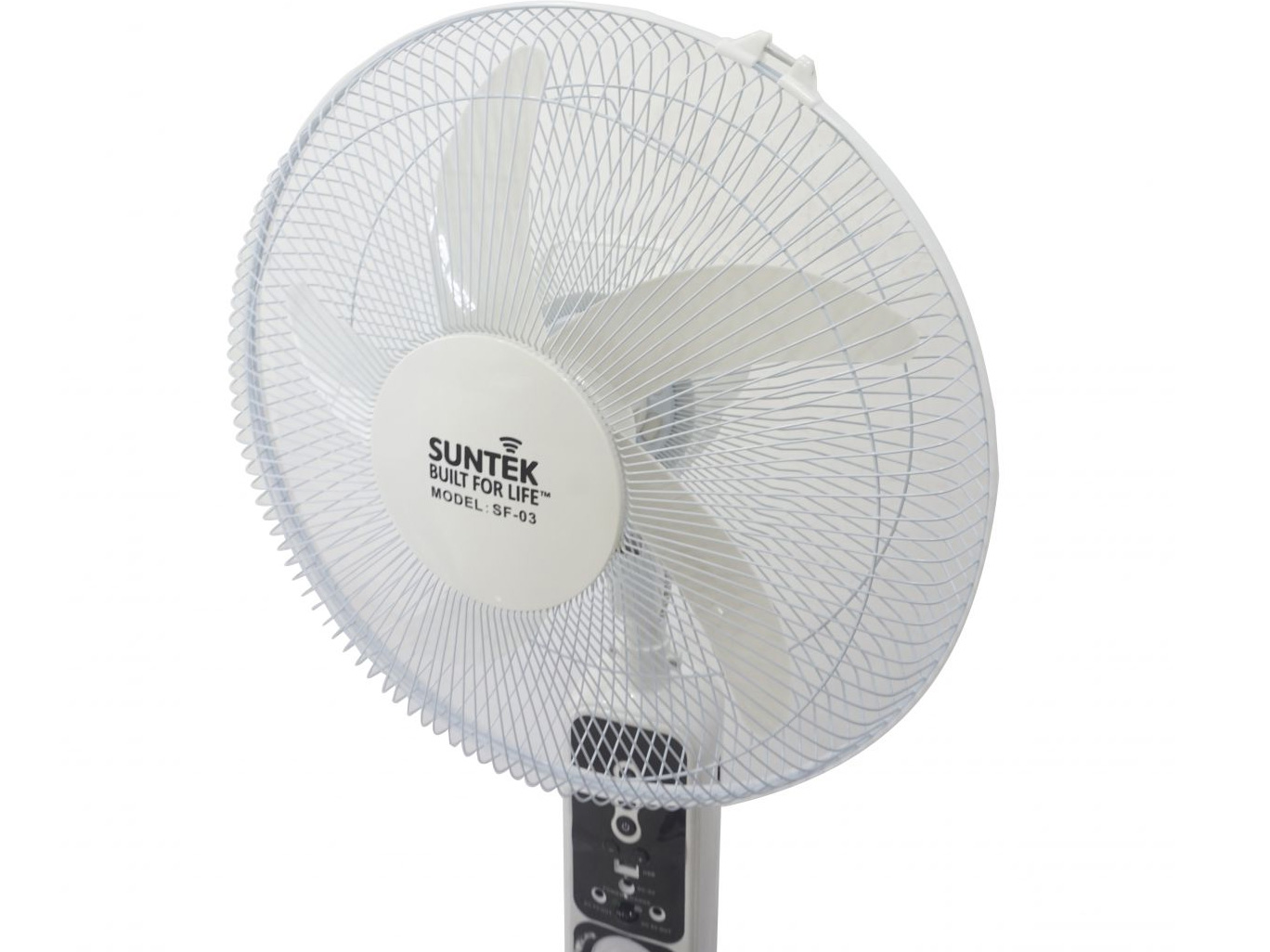 Quạt tích điện 3 trong 1 Suntek SF-03 sạc bằng năng lượng mặt trời - META.vn