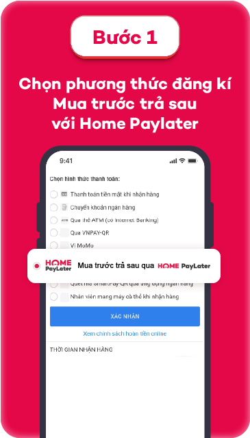 Mua trước trả sau Home Pay Later giảm đến 1.000.000đ