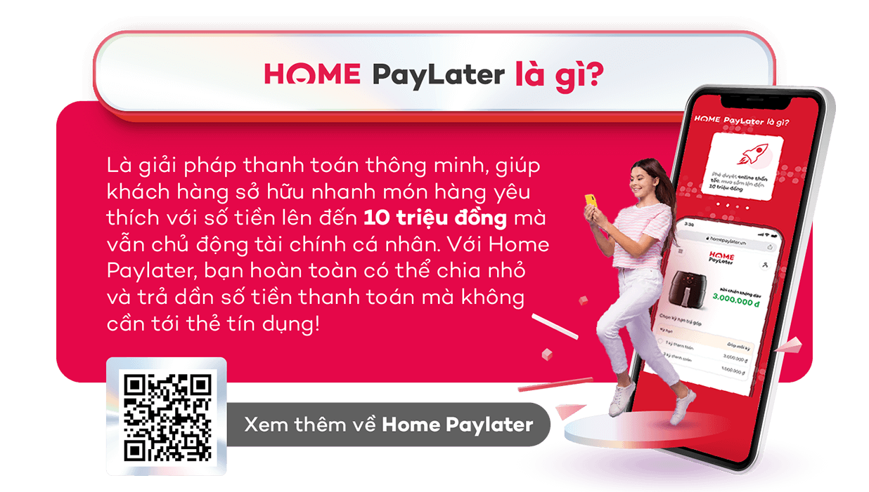 Mua trước trả sau Home Pay Later