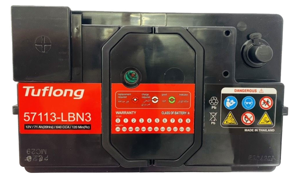 Ắc quy Hitachi Tuflong 12V - 71AH (57113-LBN3) DIN - META.vn