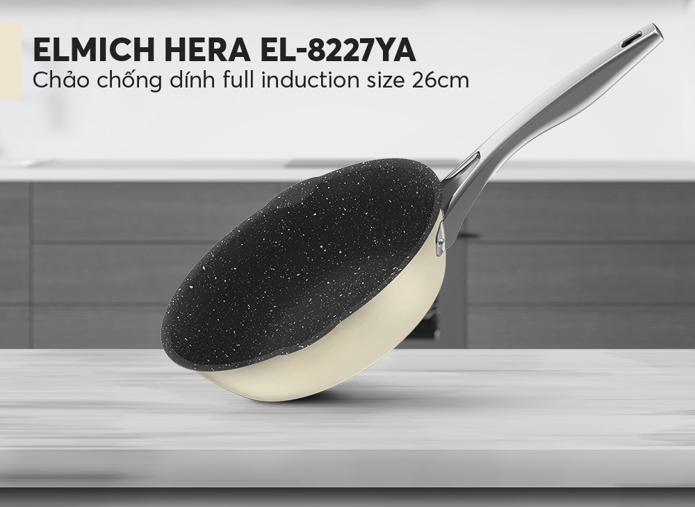Chảo chống dính full induction Elmich Hera EL 8227YA - META.vn