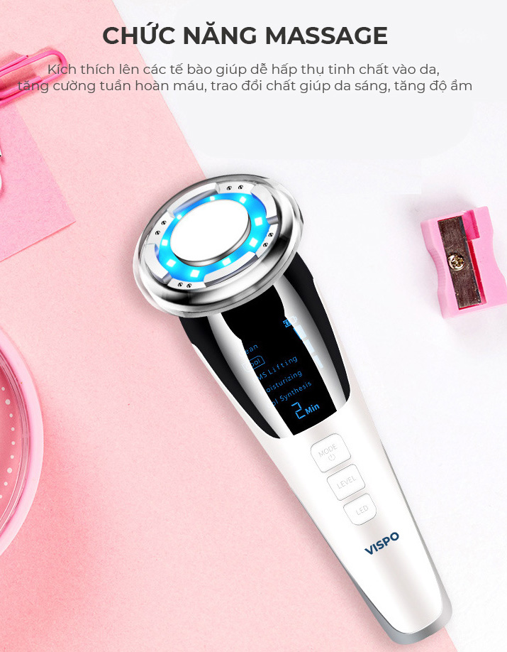 Máy massage mặt Vispo VP-CM23 - META.vn