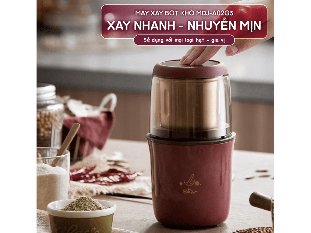 Máy xay bột khô Bear MDJ-A02G3 - META.vn