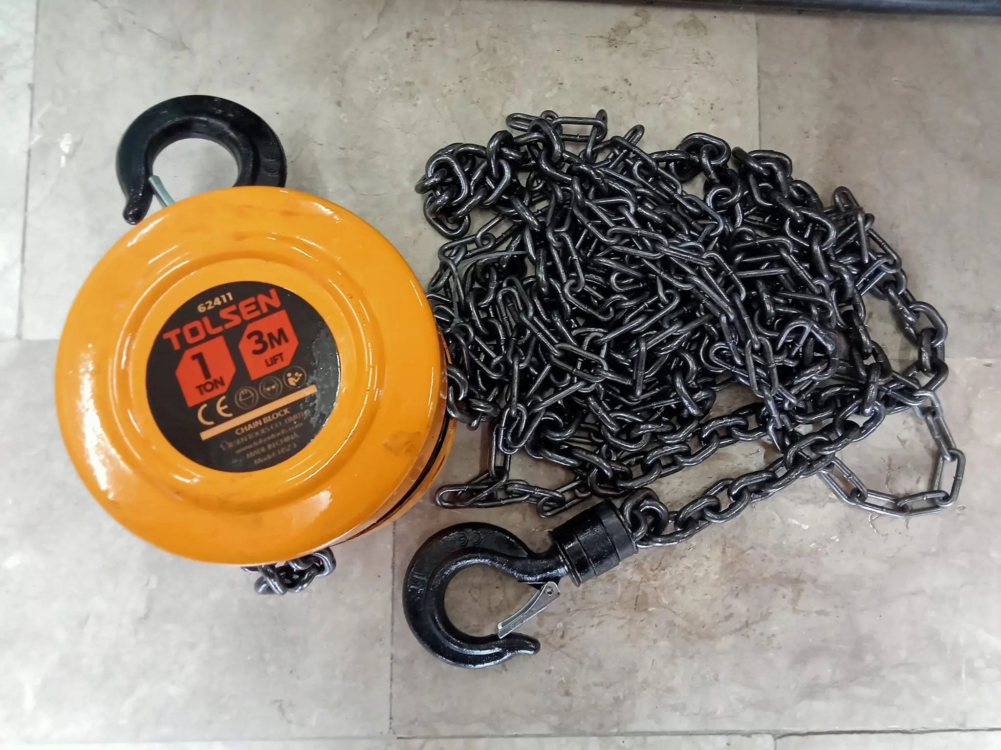 Palang xích kéo tay 1 tấn Tolsen 62411 - META.vn