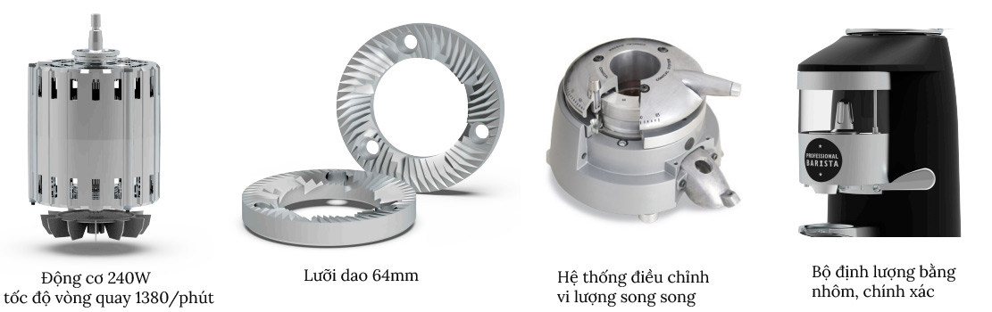 Máy xay cafe Compak K6 PB - META.vn