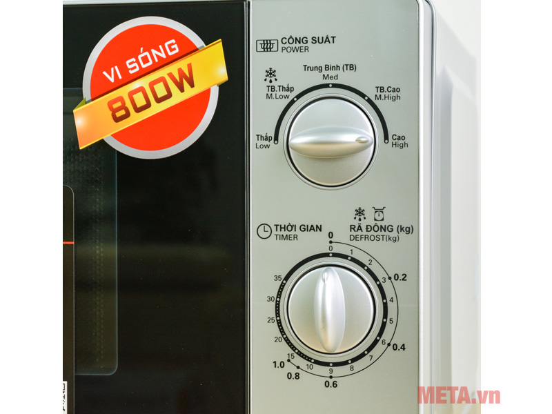 Lò vi sóng Sharp R-202VN-S (20 lít) - META.vn