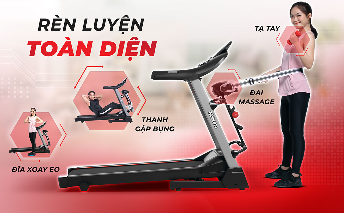 Máy chạy bộ Makano DVCB-00003 - META.vn